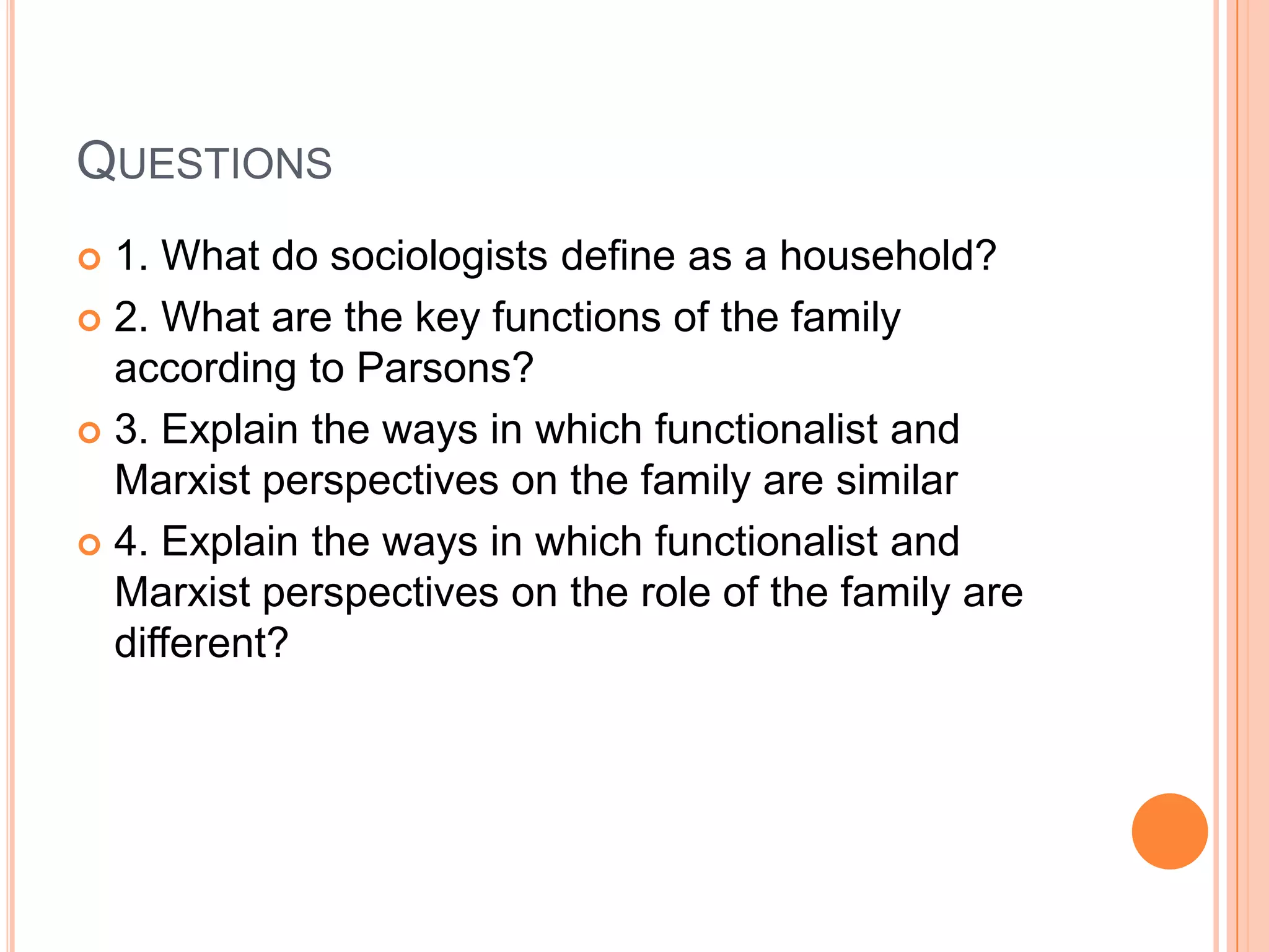 The nature and role of family in society | PPTX