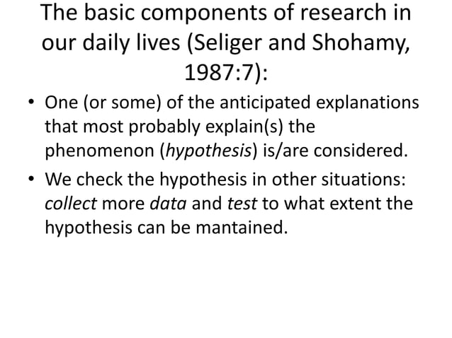 The nature and scope of research | PPTX | Education