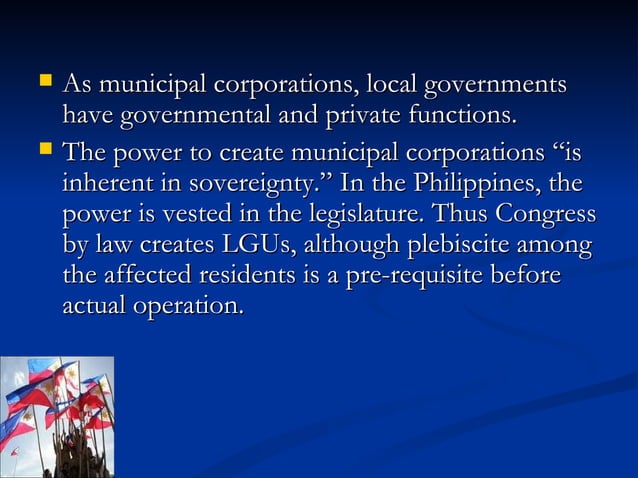 The Nature and State of Local Government | PPT