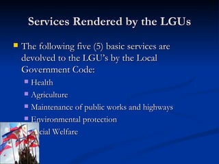 The Nature and State of Local Government | PPT