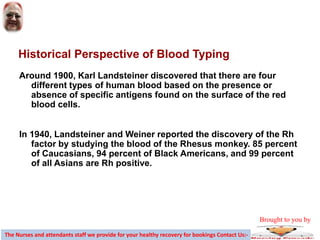 The nature of blood | PPTX