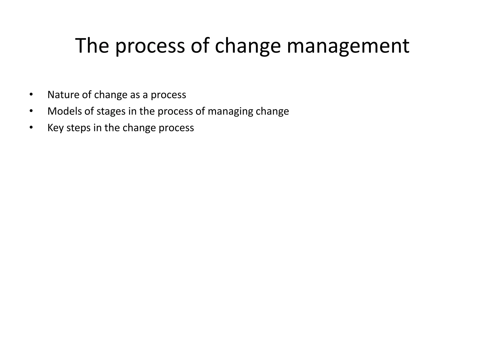 The nature of change | PPT