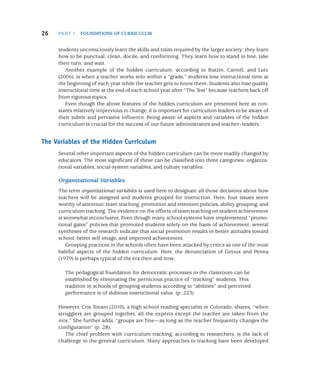 The Nature of Curriculum, Curiculum concepts, | PDF