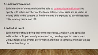 THE NATURE OF DYNAMIC TEAMSHIP and PRCESSESS.pptx