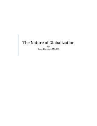 The nature of globalization | PDF