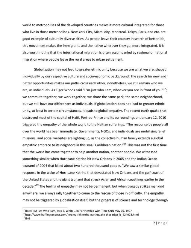 The nature of globalization | PDF | Economy | Business and Finance