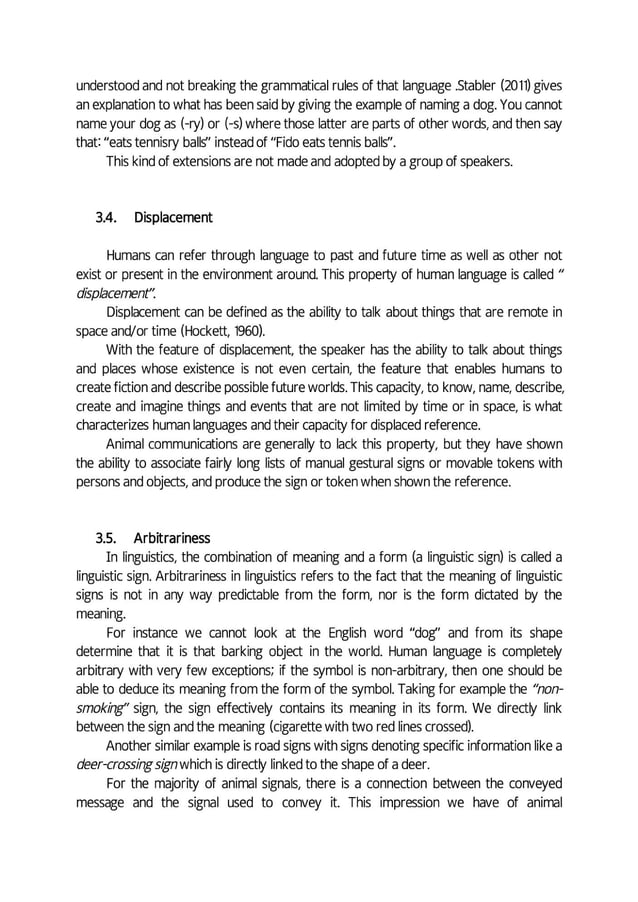 What Makes Human Languages so Unique? | PDF