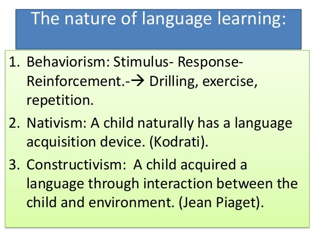 What Is The Difference Between Nativist And Constructivist Theories