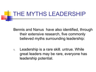 The nature of leadership | PPT