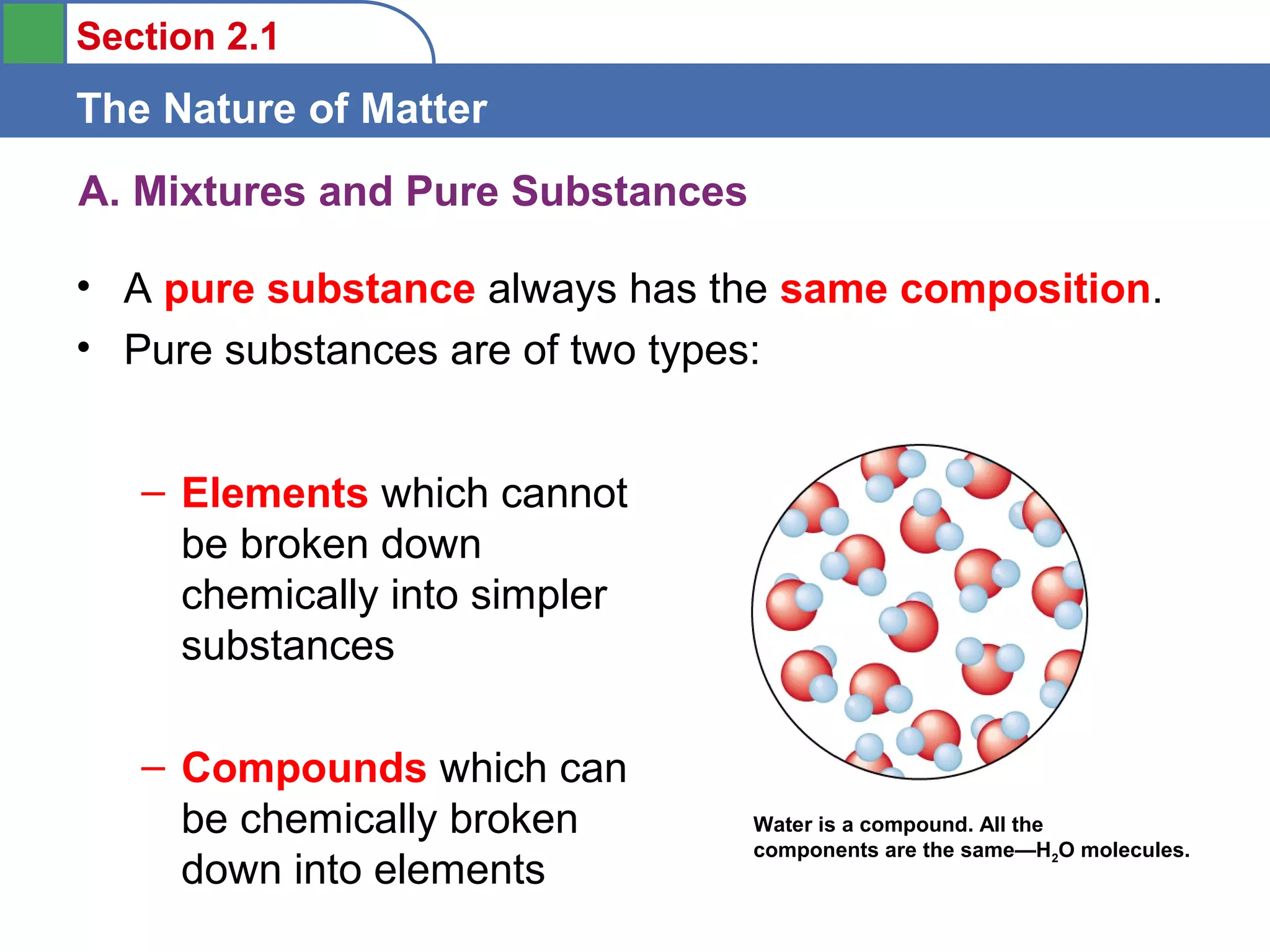 The nature of matter | PPT | Chemistry | Science