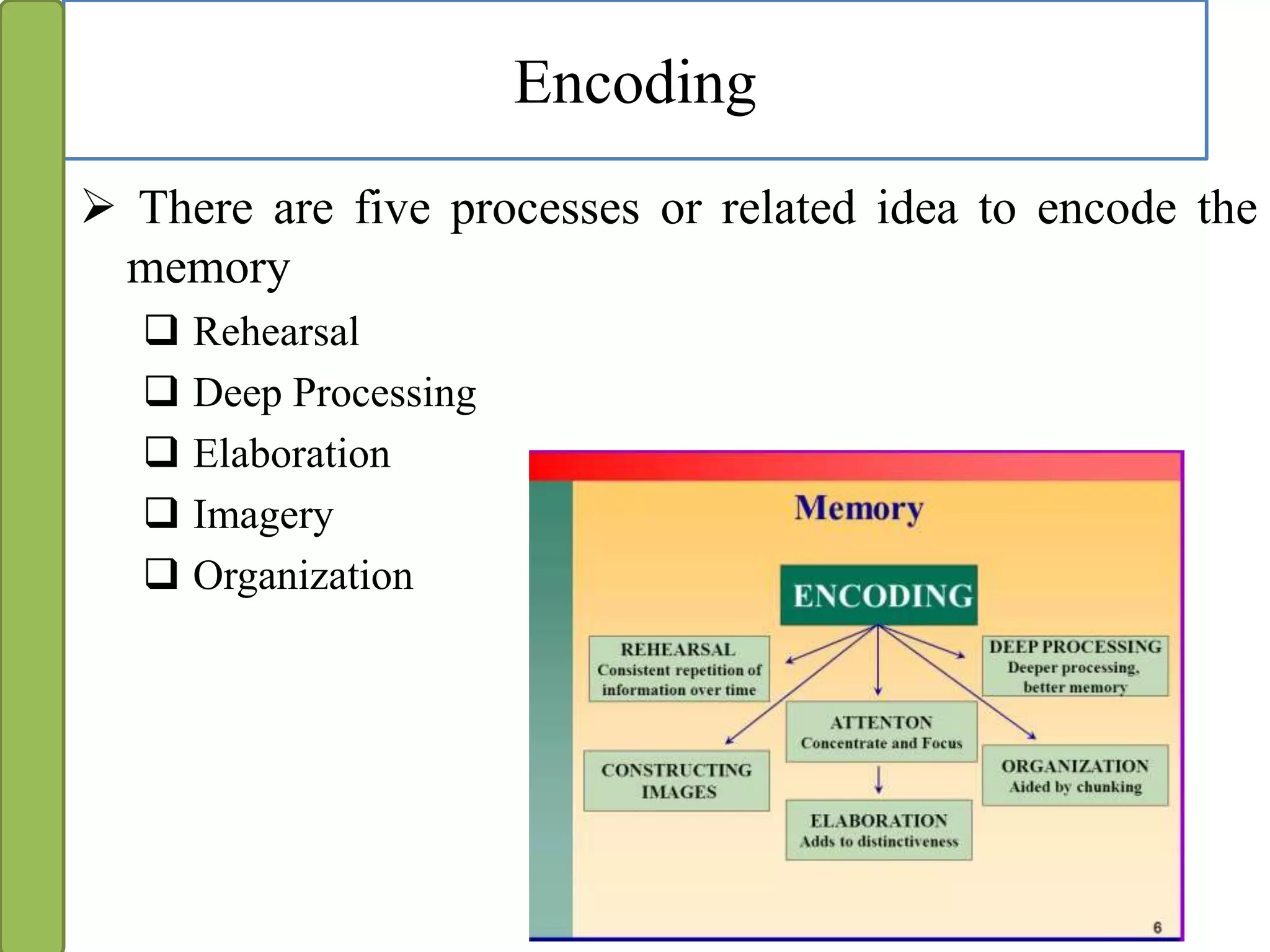 The nature of memory and encoding | PPTX