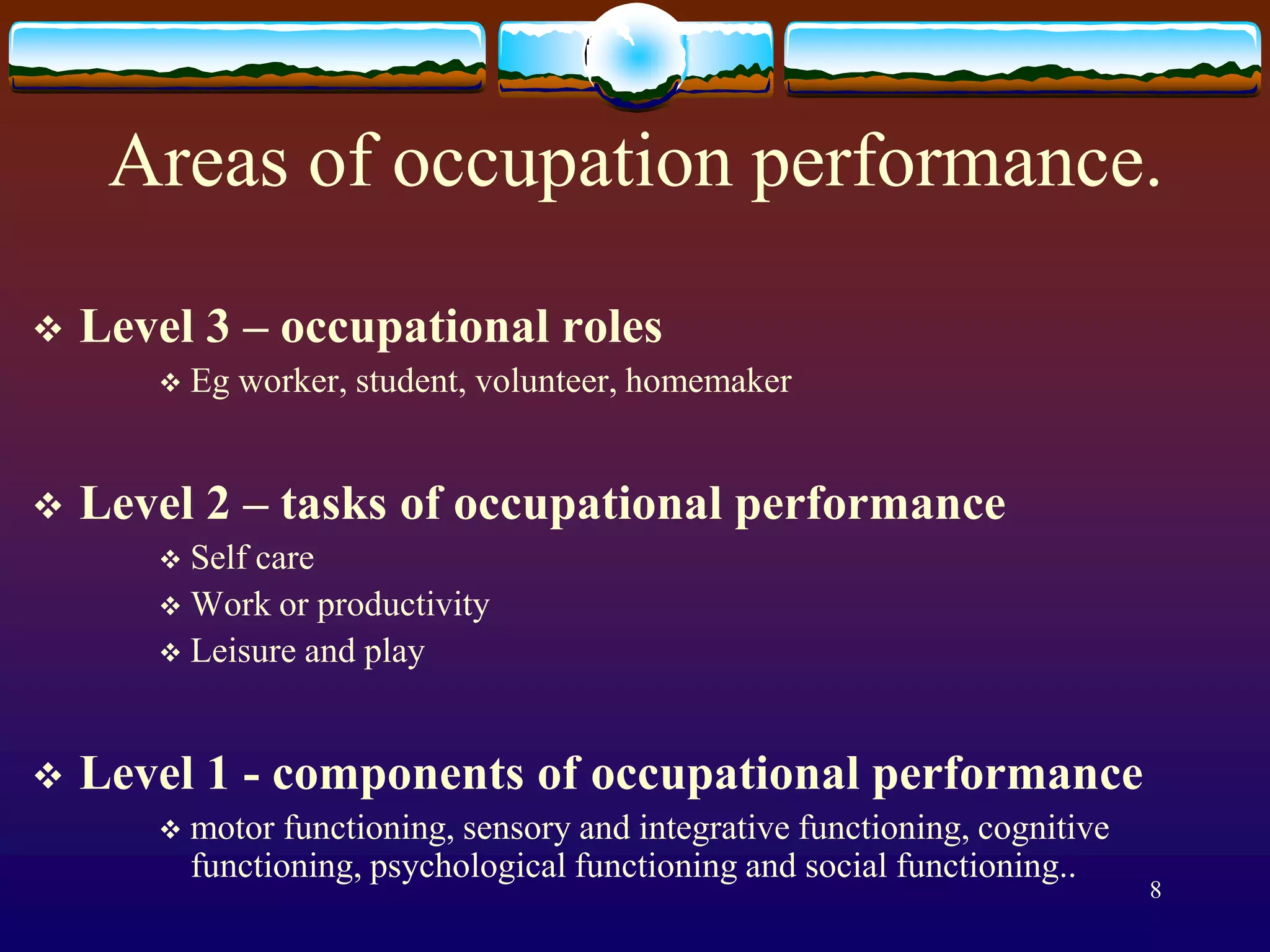 The nature of occupations 2002 | PPT