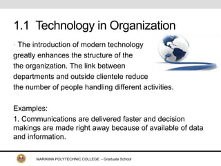 The nature of organization | PPTX