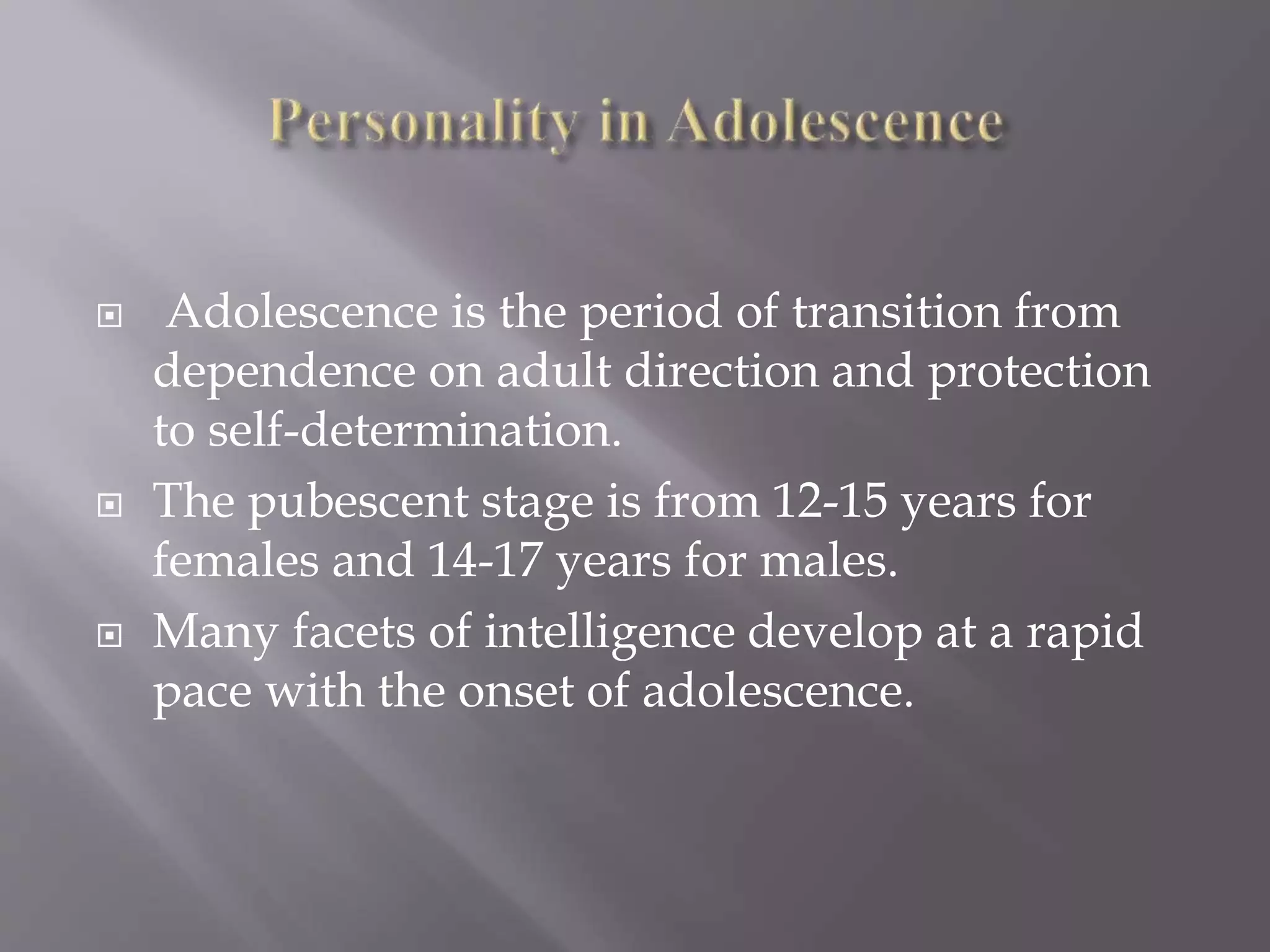 The nature of personality | PPTX