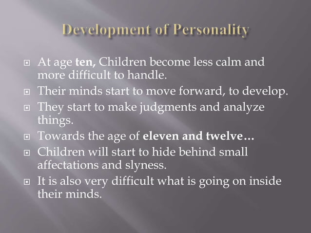 The nature of personality | PPT