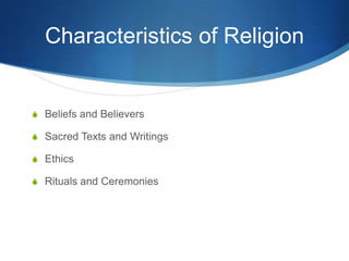 The nature of religion and beliefs review prelim sor | PPT