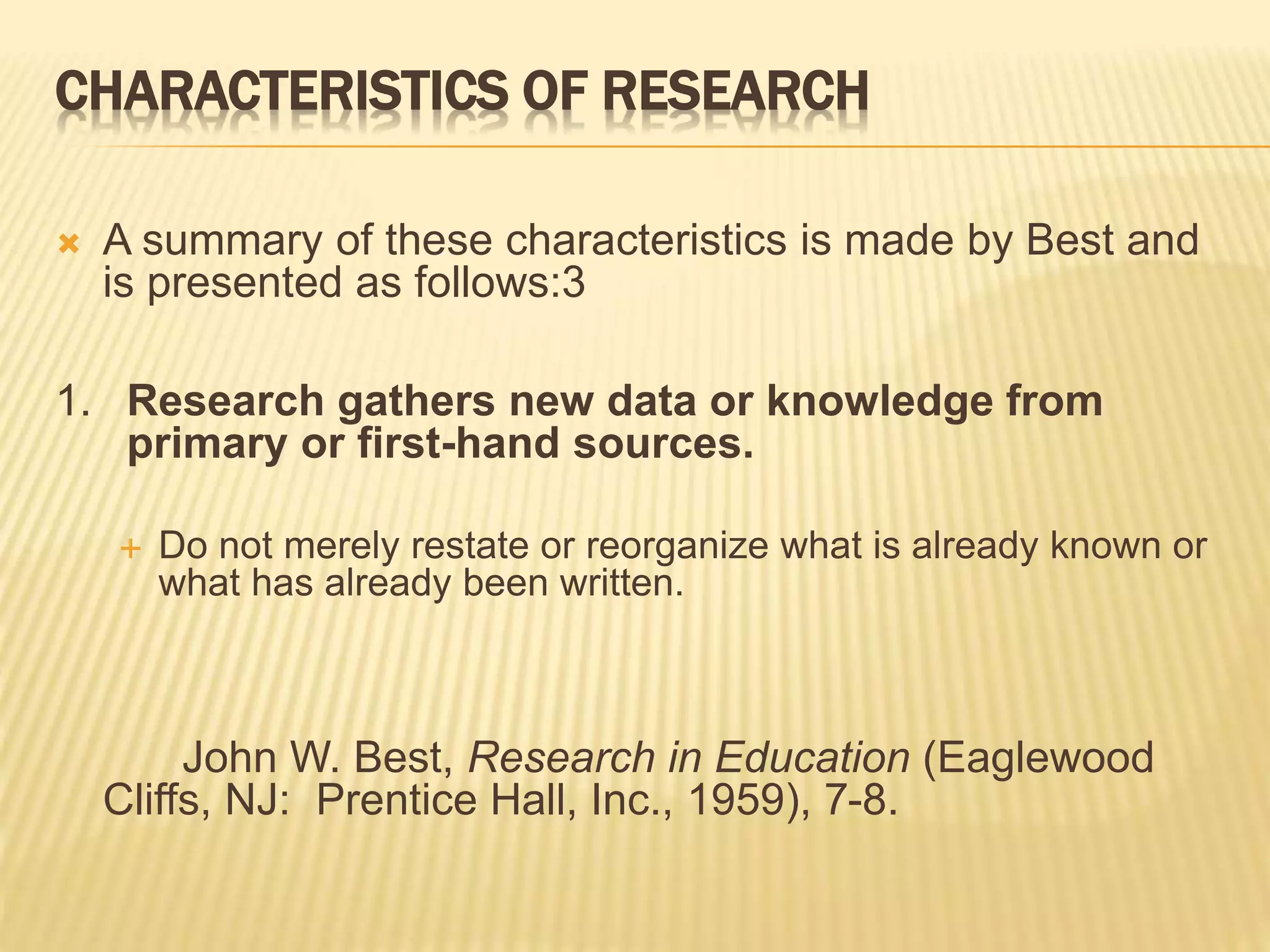 The Nature of Research | PPTX