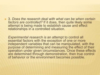 The Nature of Research | PPTX