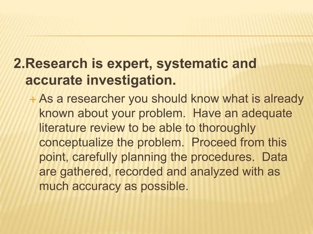 The Nature of Research | PPTX | Biological Sciences | Science
