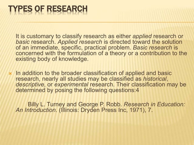 The Nature of Research | PPTX | Biological Sciences | Science