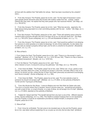 The nature of riba in Islam By umer chapra | PDF