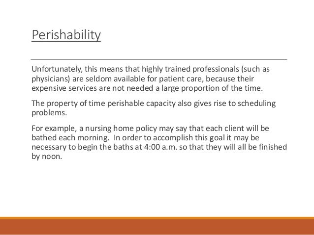 The nature of services