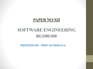 The Nature of Software and Software Engineering ppt.pdf | Operating Systems | Computer Software ...