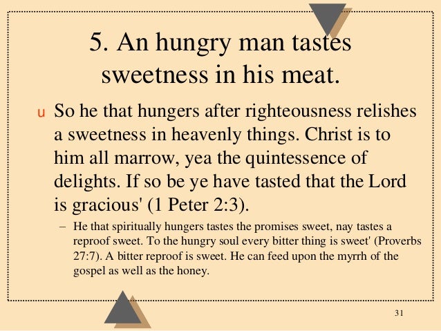 The nature of spiritual hunger