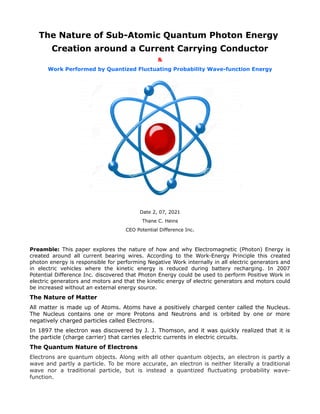 The Nature of Sub-Atomic Quantum Photon Energy Creation around a Current Carrying Conductor.pdf