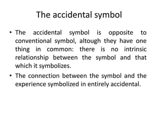 The nature of symbol ppt | PPTX