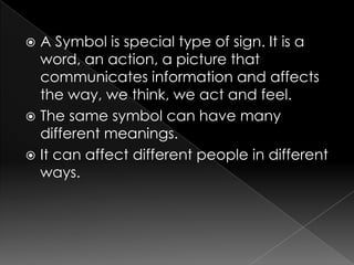 The nature of symbol ppt | PPT
