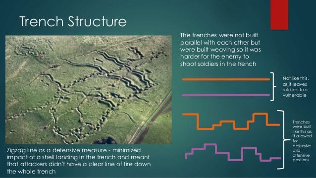 The nature of trench warfare and life in trenches dealing with the ex…