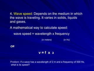 the nature of waves and their effects with media | PPT