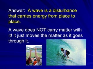 the nature of waves and their effects with media | PPT