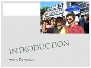 THE NAZ FOUNDATION CASE (Section 377) - Interlinking and Hyperlinking | PPT