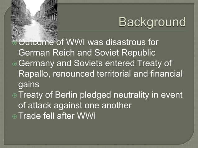 The nazi soviet non-aggression pact | PPSX | War and Conflicts