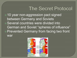 The nazi soviet non-aggression pact | PPSX | War and Conflicts