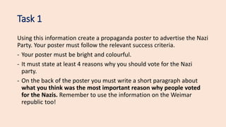 The nazi party | PPTX