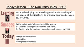 The nazi party | PPTX