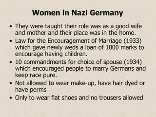 The Nazis in Power | PPT