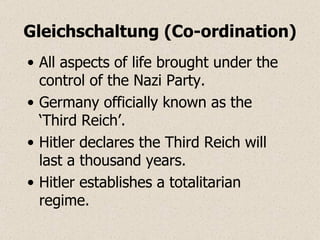 The Nazis in Power | PPT