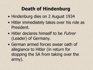 The Nazis in Power | PPT