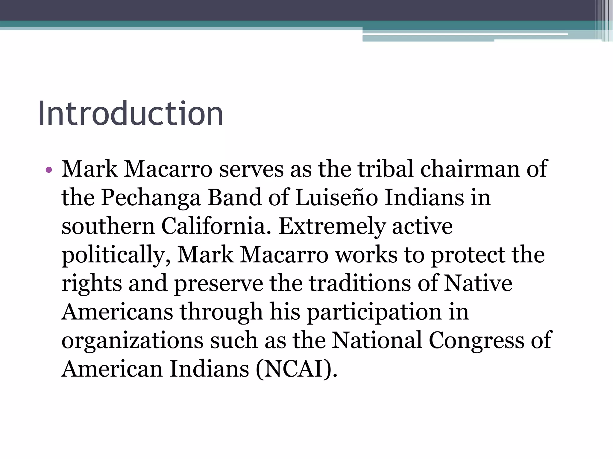 The NCAI Encourages Native Americans to Exercise Their Voting Rights | PPTX