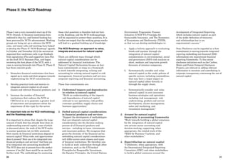 The NCD road map: Implementing the four commiments of the natural ...