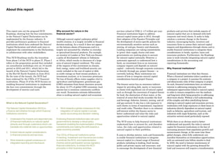 The NCD road map: Implementing the four commiments of the natural ...
