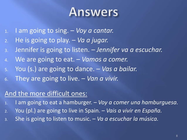 The Near Future Tense | PPTX