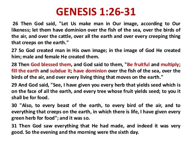 The necessity of blessings