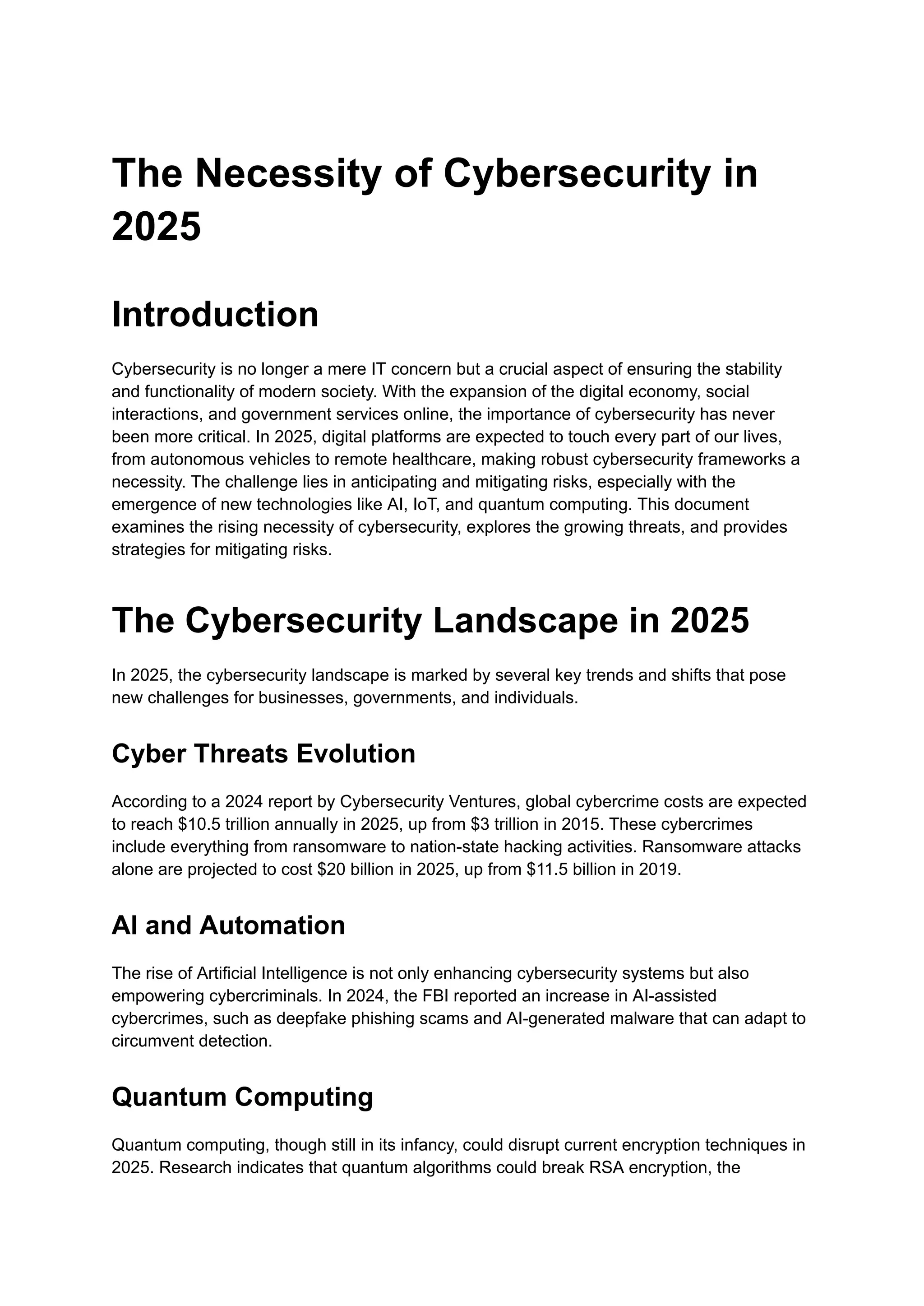 The Necessity of Cybersecurity in 2025 - Endpoint Security Solutions.pdf