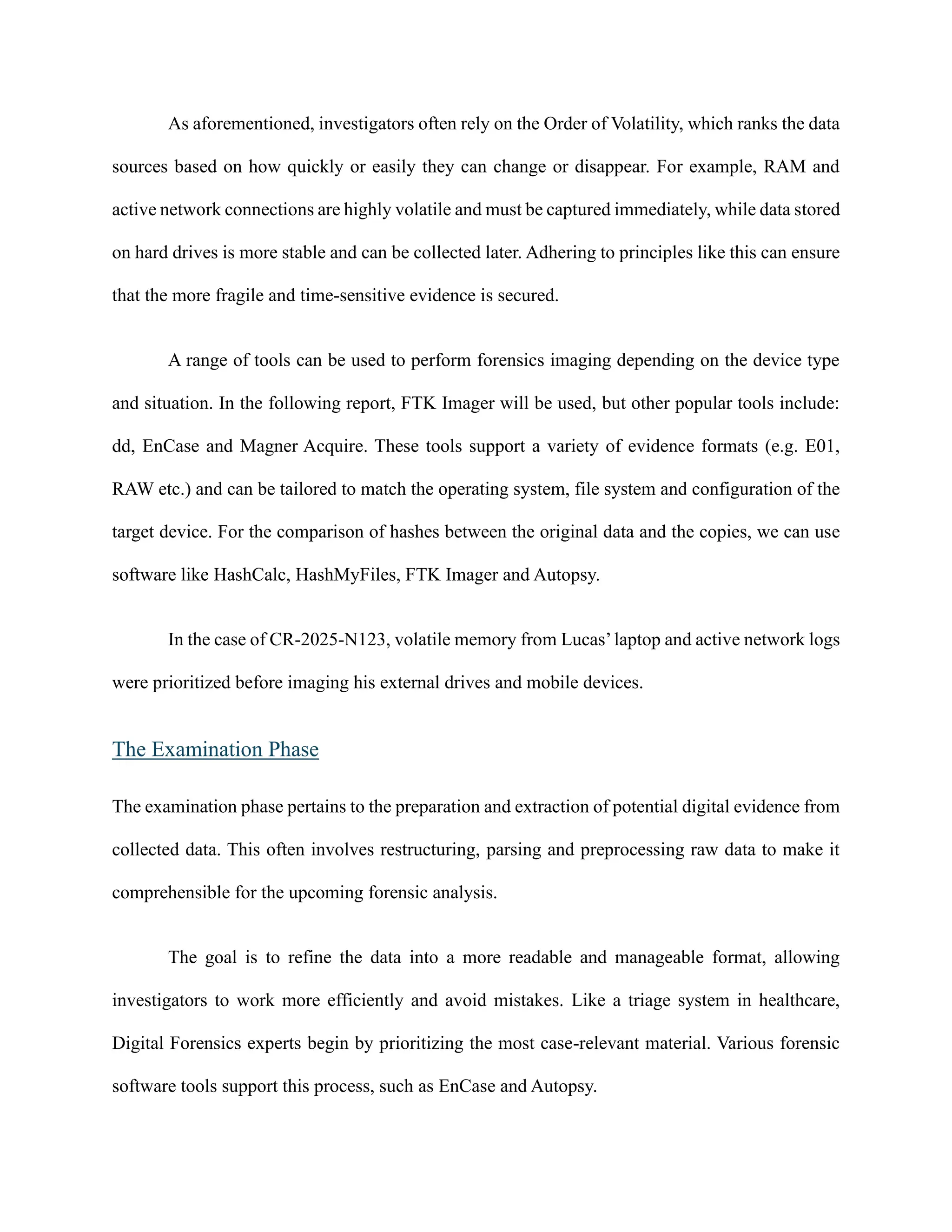 The Necessity of Digital Forensics, the Digital Forensics Process ...