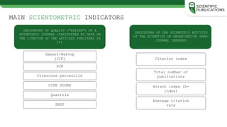 Pavlo Kolomiiets - The Necessity of Scientometrics in 21st Century | PPT